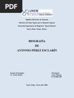 Felix Adams Biografia | PDF | Venezuela | Educación en artes liberales