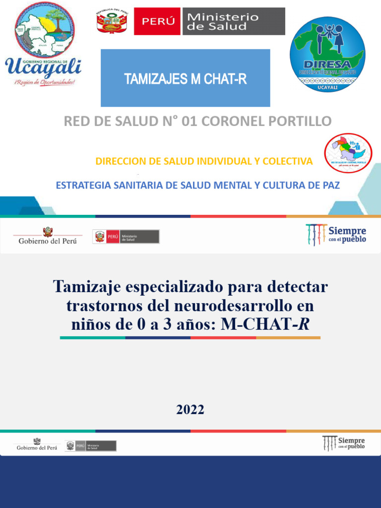 3 - Tamizaje M Chat R | PDF