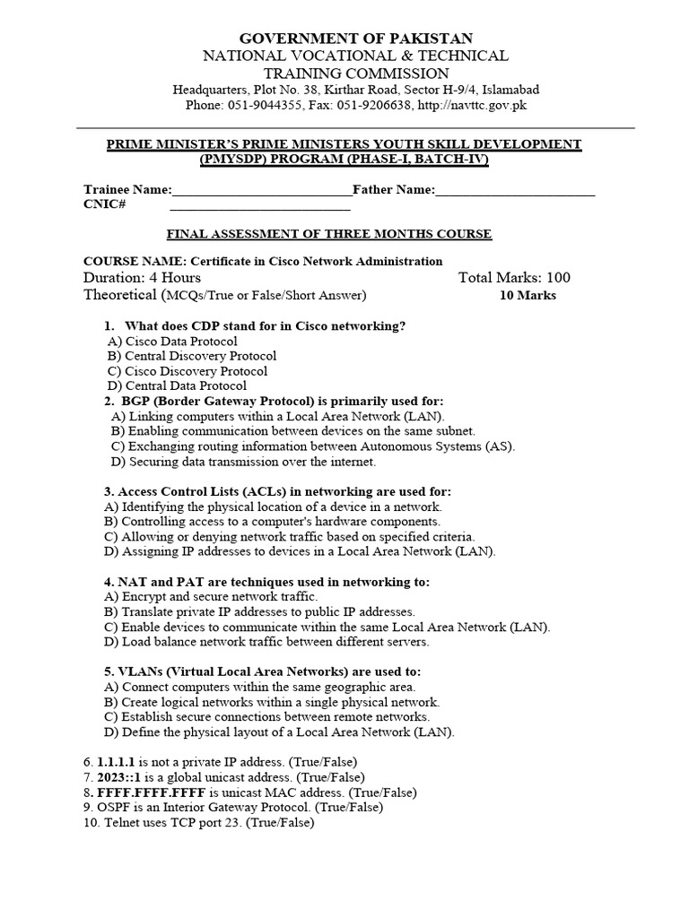 CCNA NAVTTC Option2 | PDF | Computer Network | Router (Computing)