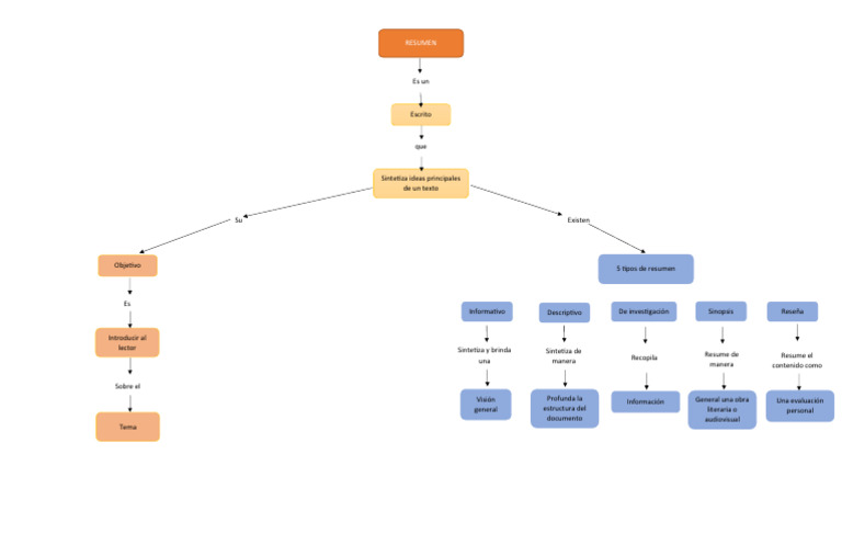 Mapa Conceptual de Un Resumen | PDF