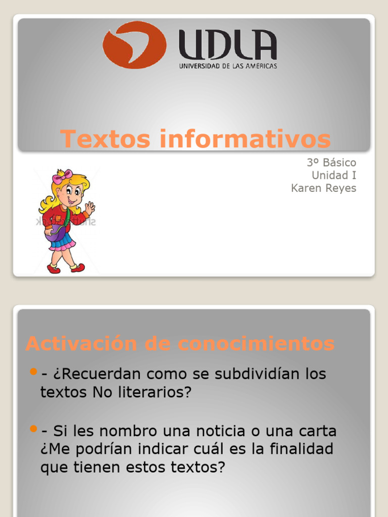 Textos Informativos | PDF