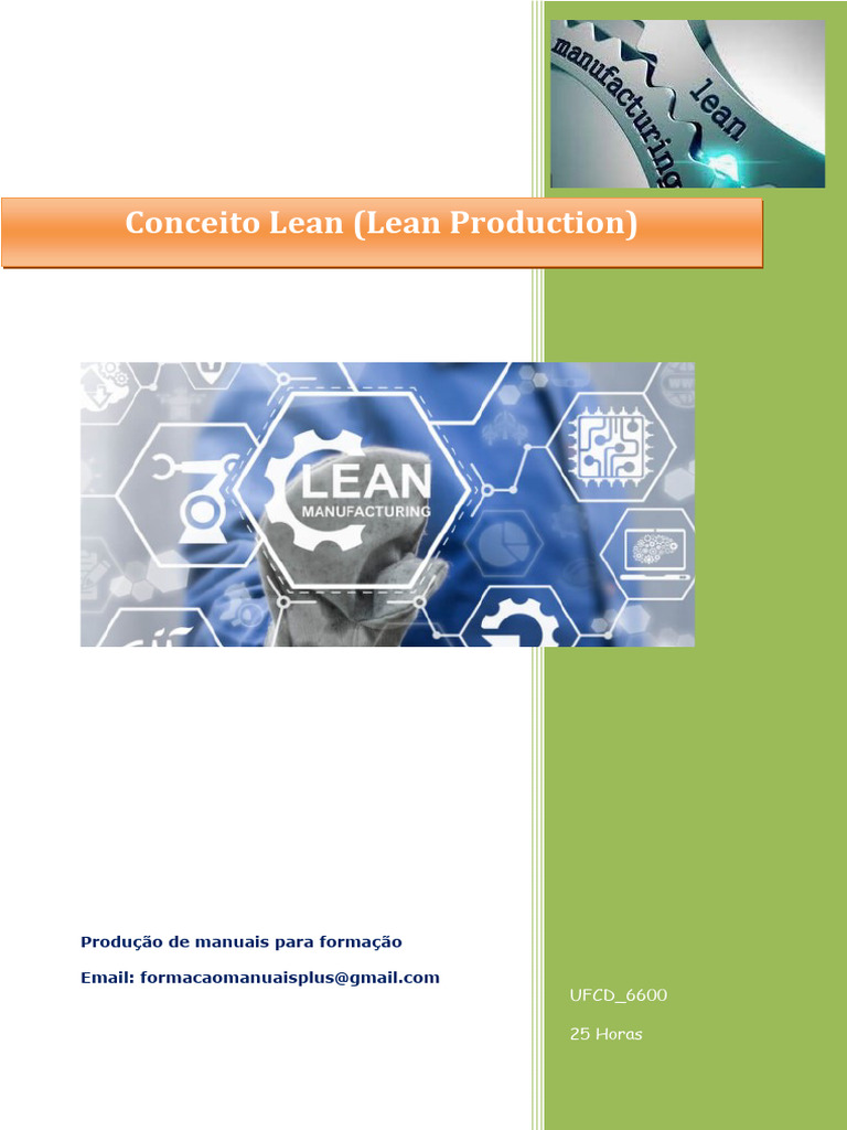 UFCD 6600 Conceito Lean (Lean Production) Índice | PDF | Economia de ...