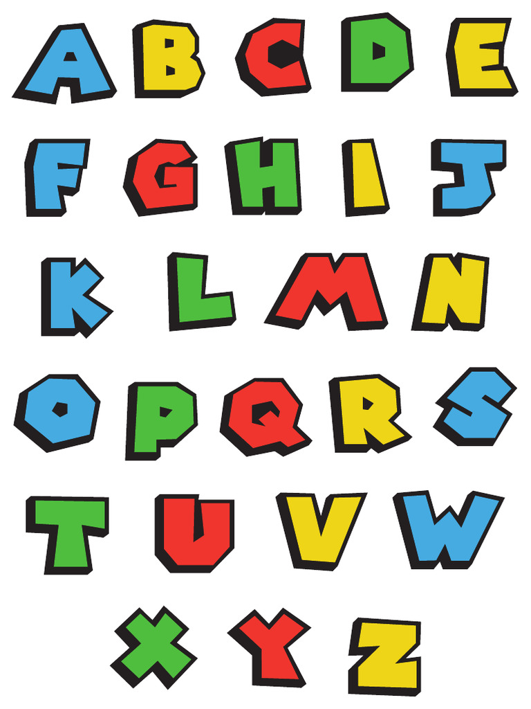 Abecedario Mario Bross | PDF