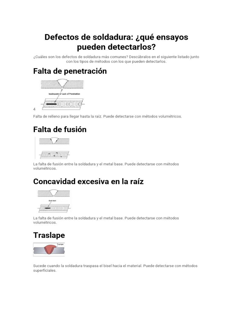 Defectos de La Soldadura | PDF