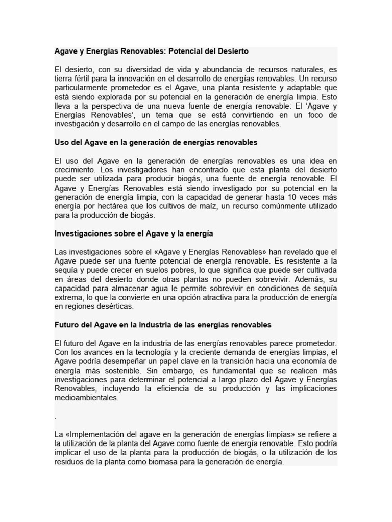 Energia Alternativa | PDF | Energía renovable | Desarrollo energético