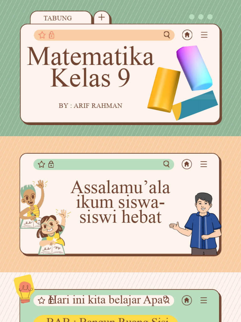 Materi Tabung Kelas 9: Luas & Volume | PDF