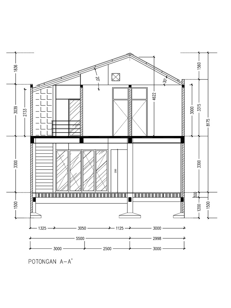 Ukuran Dinding Lantai 2 | PDF