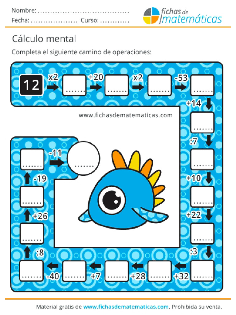 Operaciones de Calculo Mental | PDF