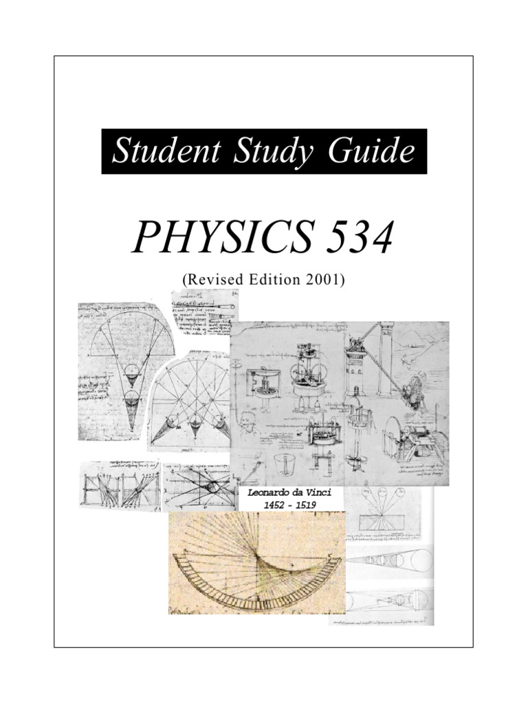 Phys Study Guide | PDF | Mirror | Physical Sciences