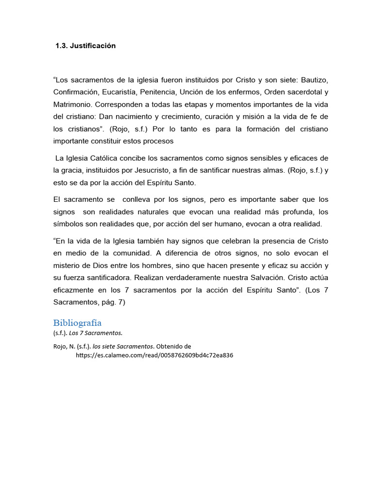 JUSTIFICACIÓN | PDF