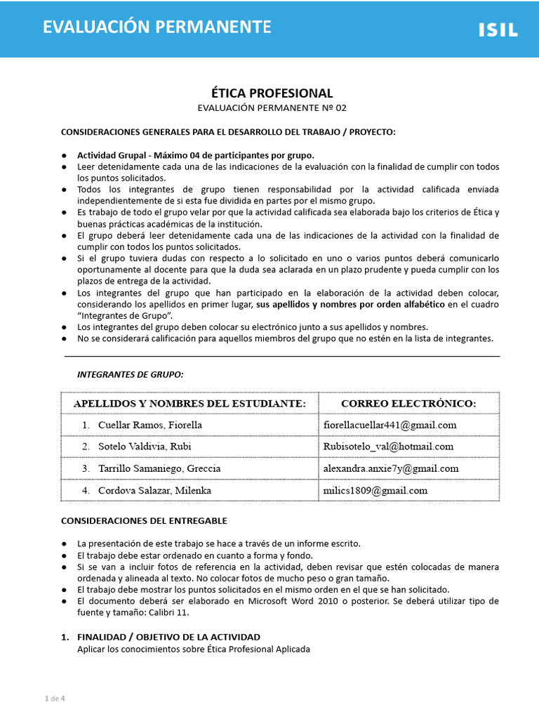 Ética - Ev Perm 2 | PDF