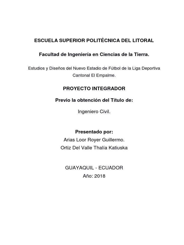 Tesis Estadio | PDF | Estadio | Topografía