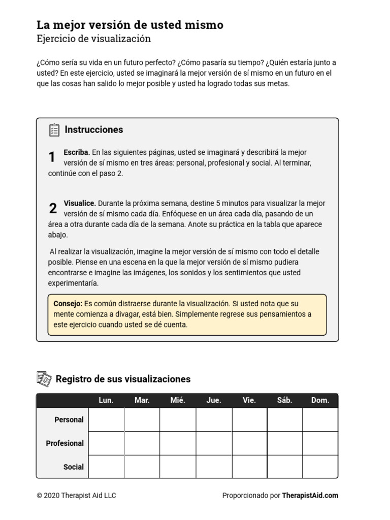 Best Possible Self | PDF