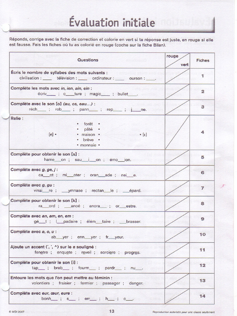 MDI - Entraînement à La Lecture CE2 | PDF