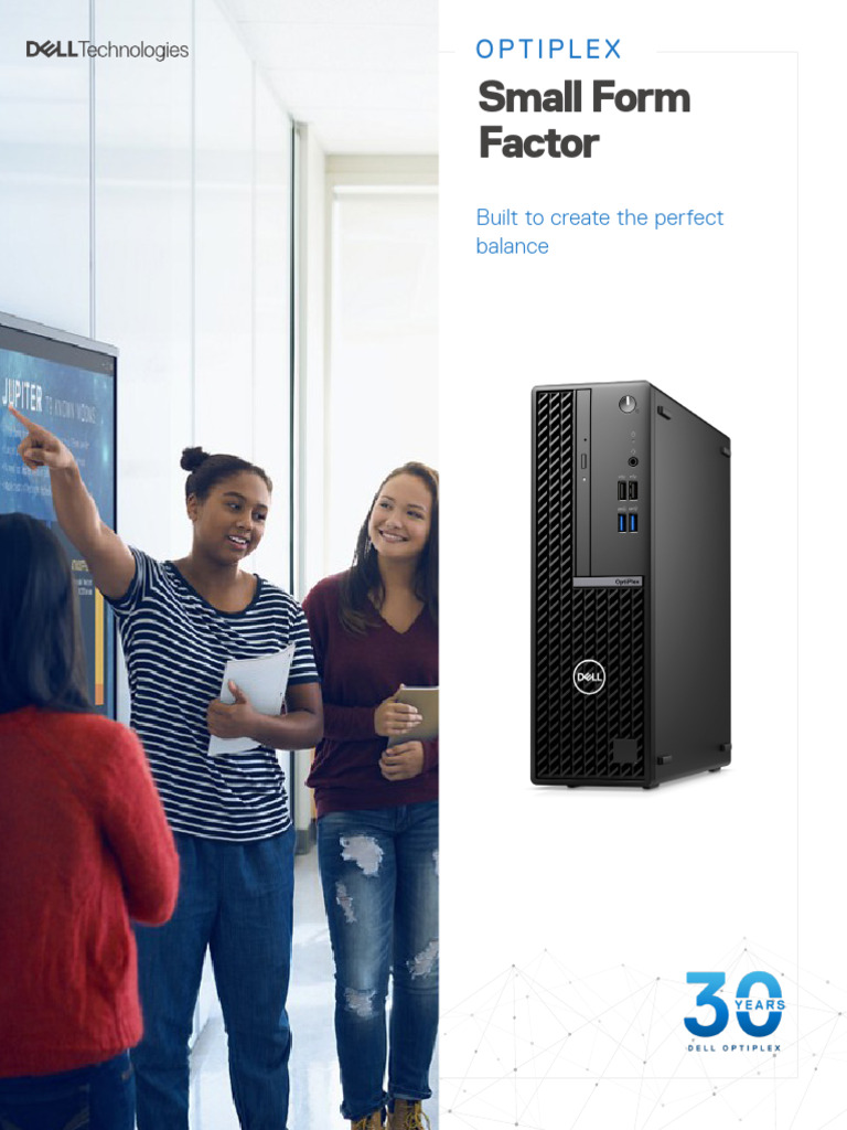 Optiplex Small Form Factor Spec Sheet | PDF | Hdmi | Solid State Drive