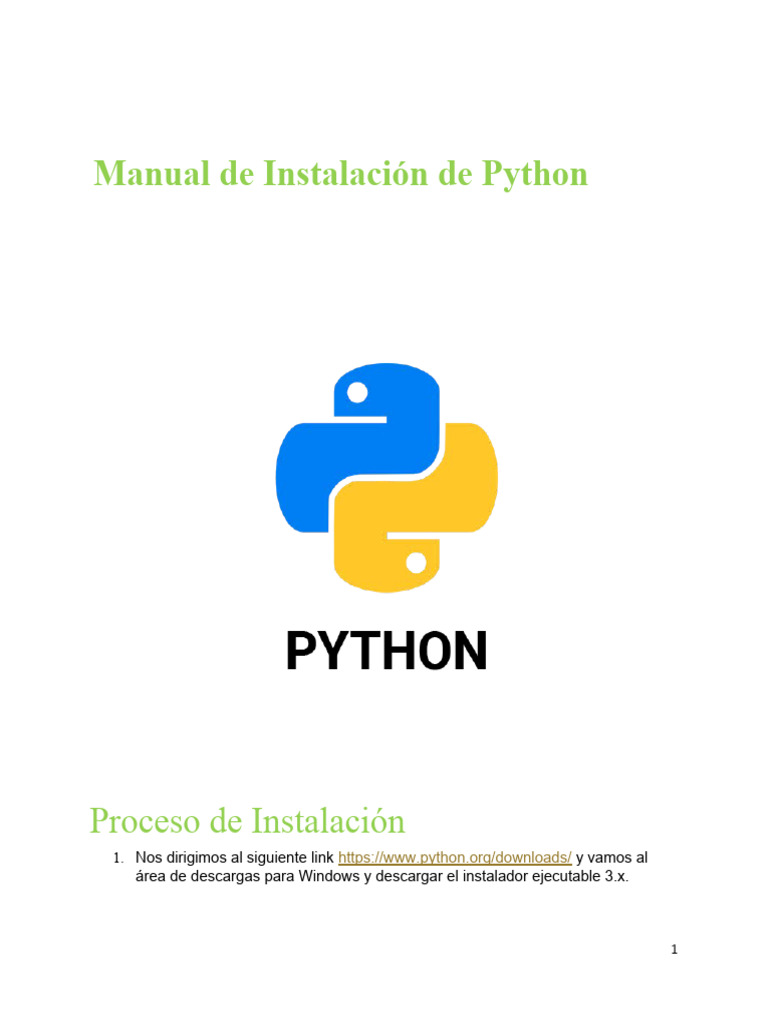 Manual Instalacion Python3.x | PDF | Mi sql | Contraseña