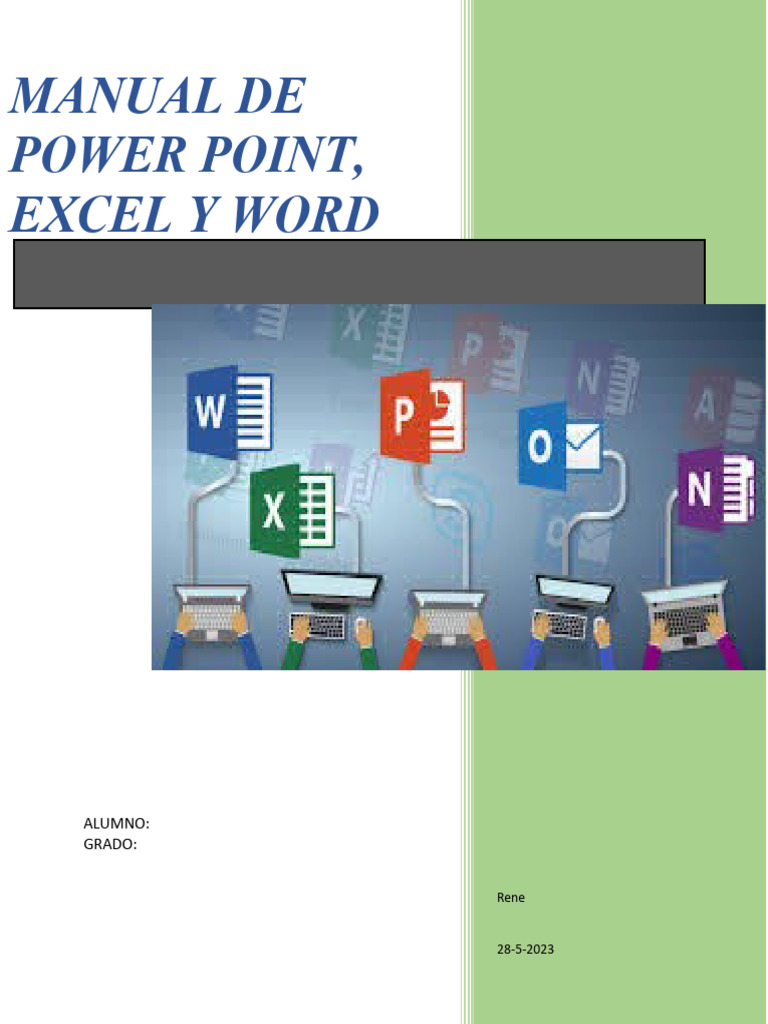 Manual-de-Word-Excel-y-PowerPoint - Copia (Reparado) | PDF | Macro ...