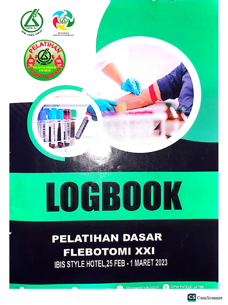 Logbook Pelatihan Flebotomi 2023 | PDF