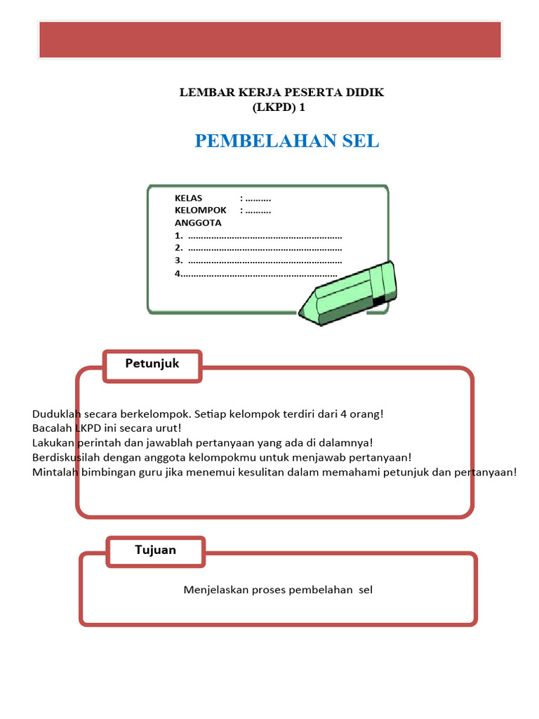LKPD Kelas 9 | PDF