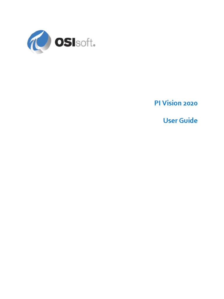PI Vision 2020 User Guide | PDF | Websites | Software Engineering