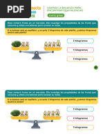 Problemas de equilibrio en balanzas | PDF