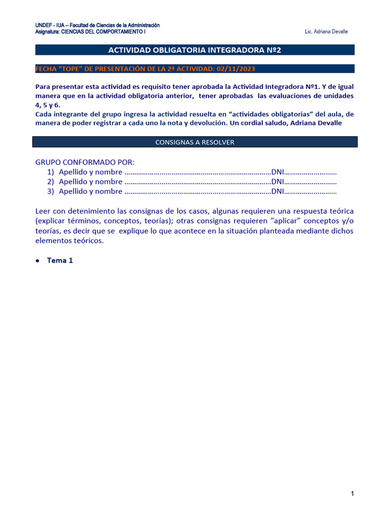 DIST B - CC1 - AO N2 - 2sem 2022 | PDF | Liderazgo