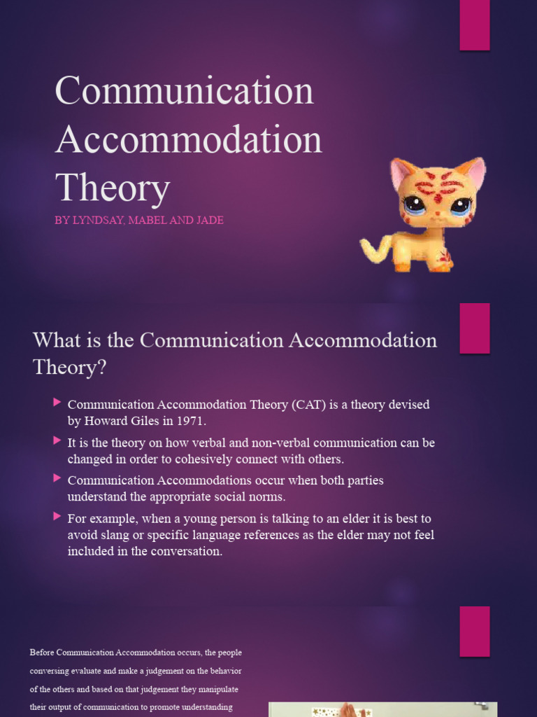Communication Accommodation Theory | PDF Communication Accommodation Theory | PDF