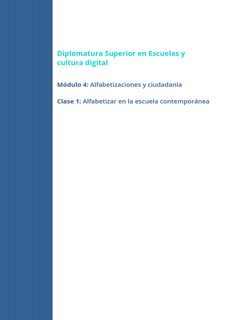 Módulo 4 - Clase 1 | PDF