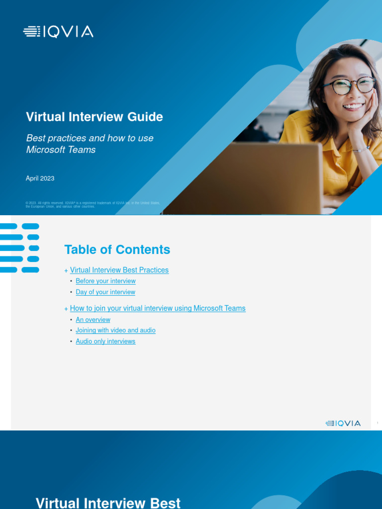 Virtual Interview Guide | PDF | Telephone | Mobile App
