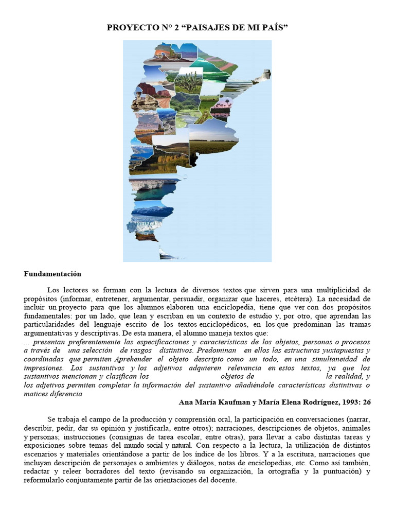 Enciclopedia de Paisajes de Mi País | PDF