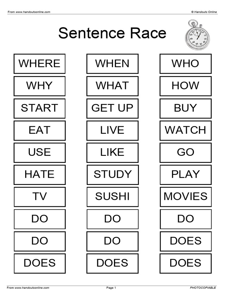 Sentence Race Present | PDF | Linguistics | Behavior Modification