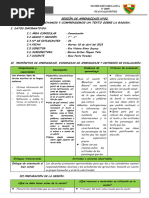 Sesion de Leemos Adivinanzas | PDF | Aprendizaje | Evaluación