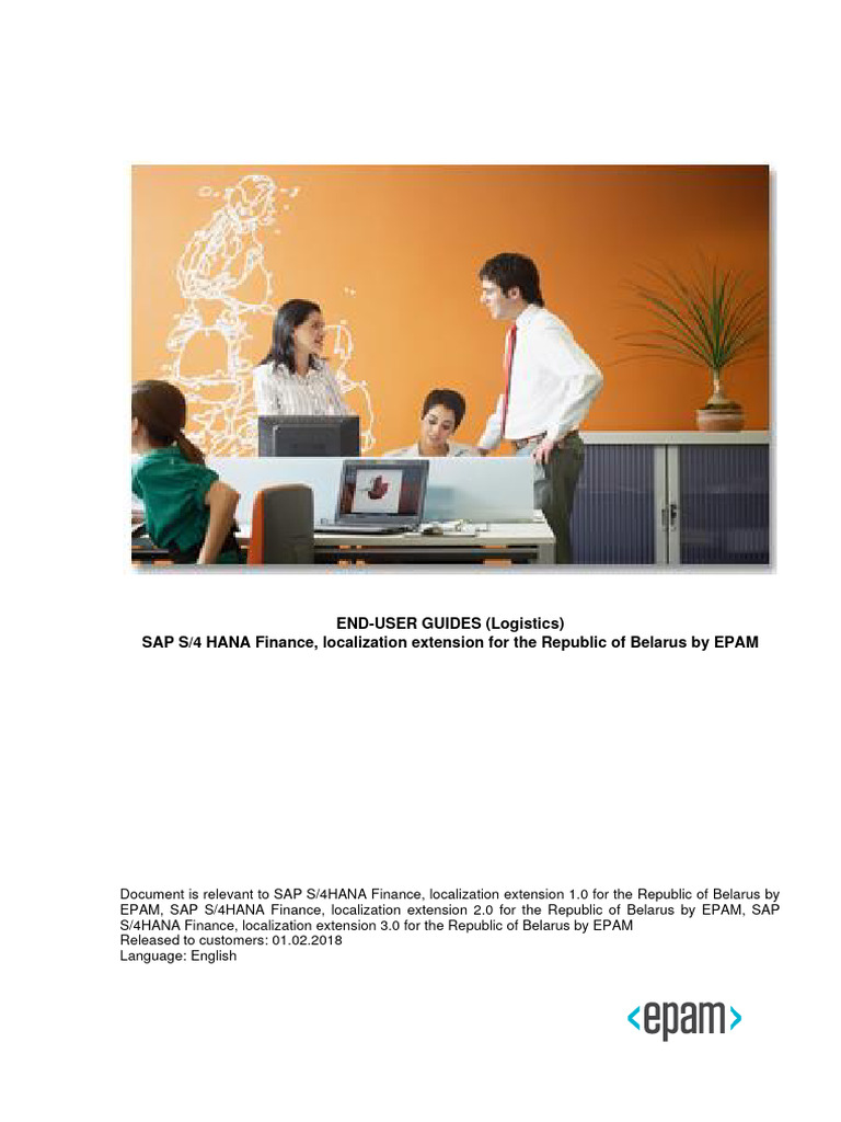 End User Guide LO SAP S4HANA Loc Extension Belarus EPAM | PDF | Invoice ...