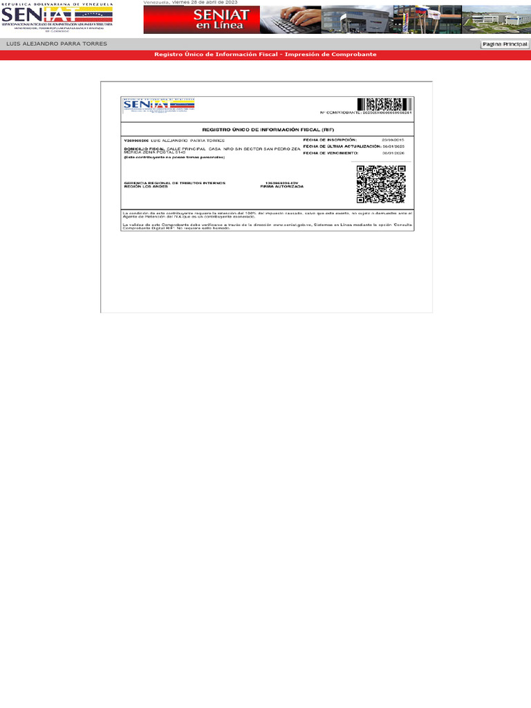 SENIAT - Servicio Integrado de Administración Adu | PDF