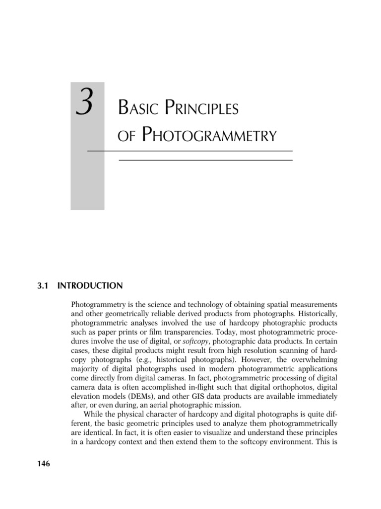Basic Principles of Photogrammetry | PDF | Stereoscopy | Aerial Photography