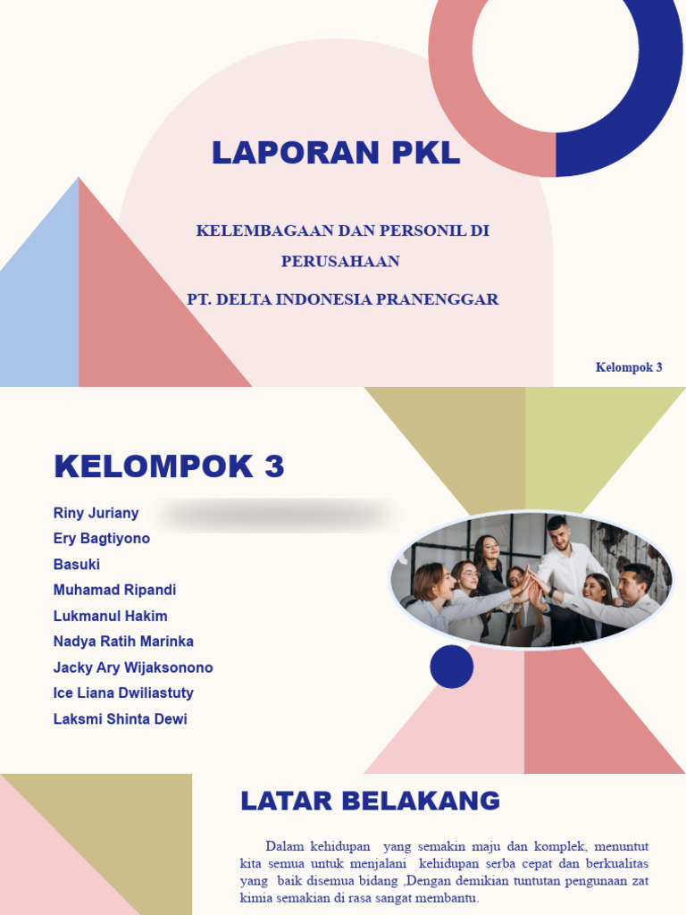 LAPORAN PKL KELOMPOK 3 (Final) | PDF