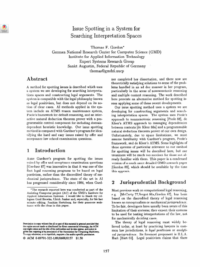 Issue Spotting Background | PDF