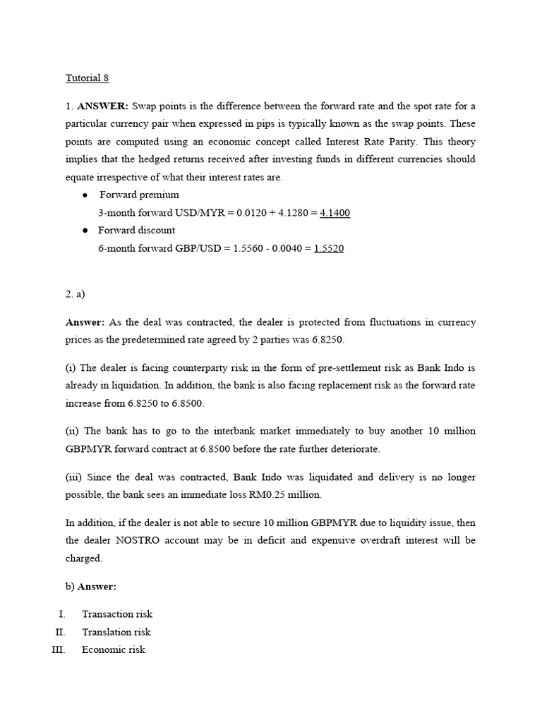 BTM Tutorial 8 | PDF