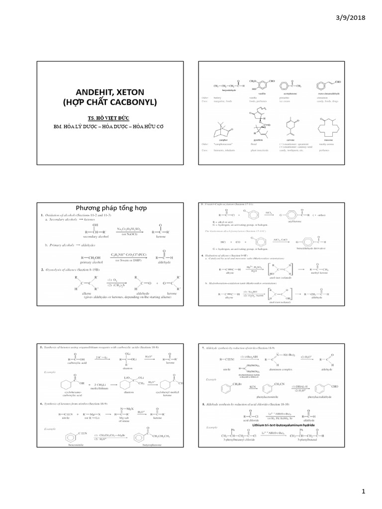 Bài 8. Andehit, Ketone | PDF
