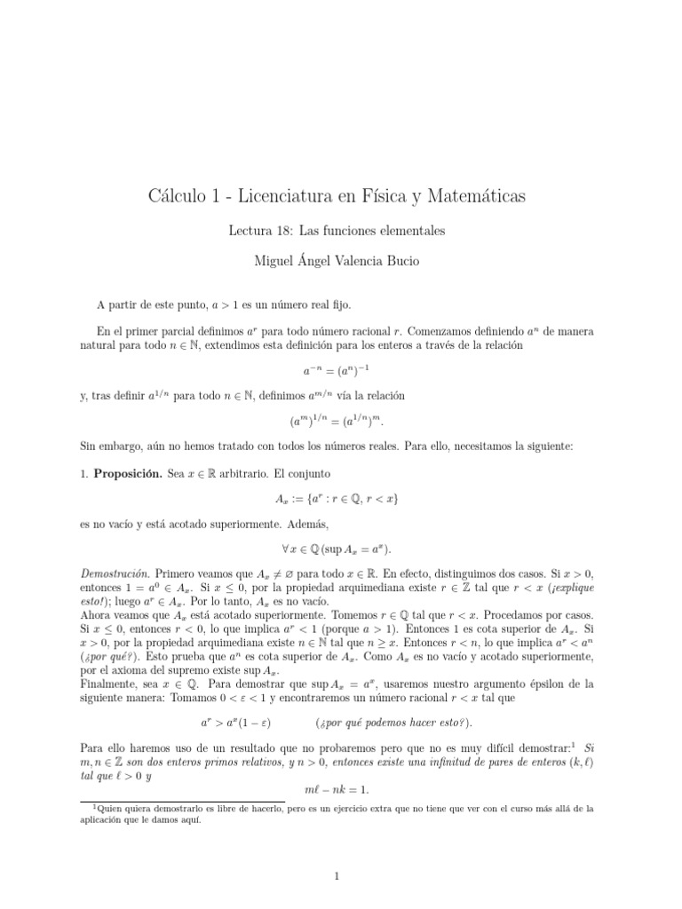 Calc1 LFM Lect18 | PDF | Función (Matemáticas) | Funciones trigonométricas