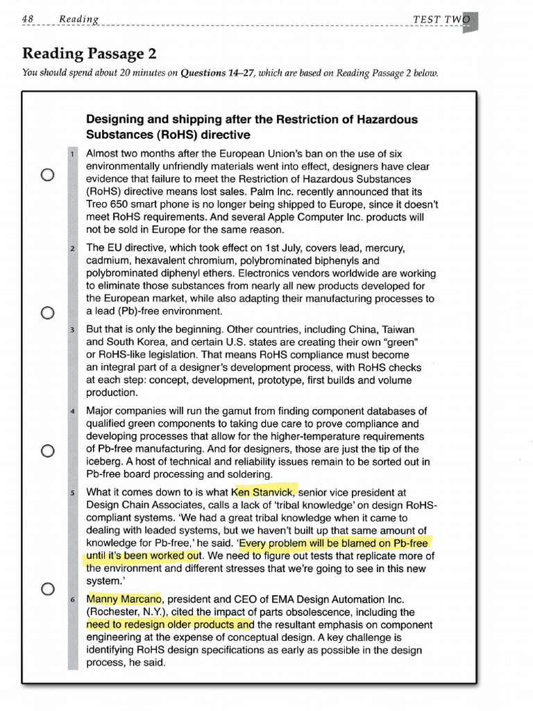 Reading-2 Answer | PDF