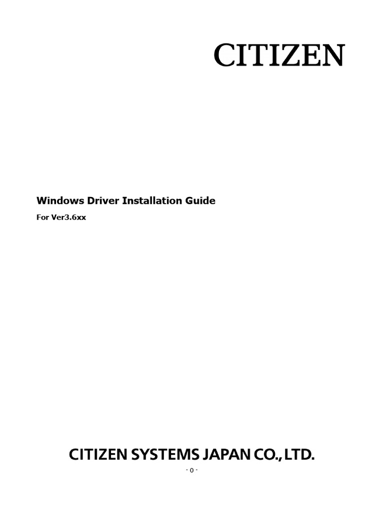 Driver Install Guide | Download Free PDF | Installation (Computer Programs) | Device Driver