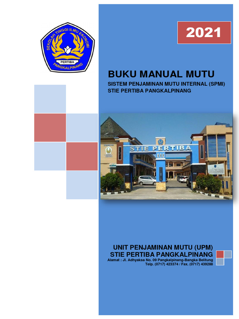 Buku Manual Mutu Sistem Penjaminan Mutu Internal Spmi | PDF