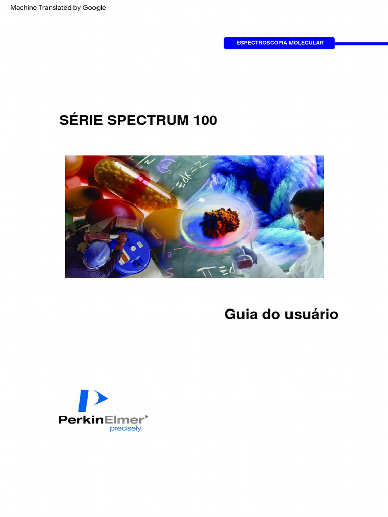 Perkin Elmer Spectrum 100 Ftir Users Guide | PDF