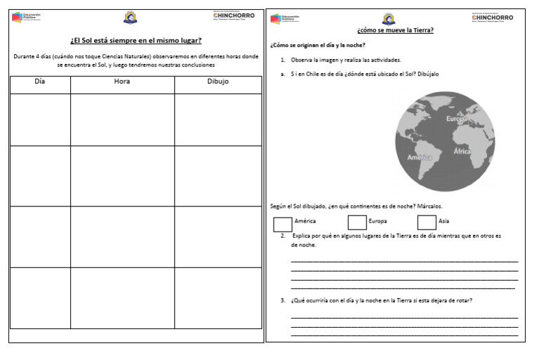 Clase N°7 Septiembre Como Se Origina El Día y La Noche | PDF
