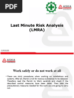 Last Minute Risk Analysis (LMRA) | PDF | Risk | Risk Management