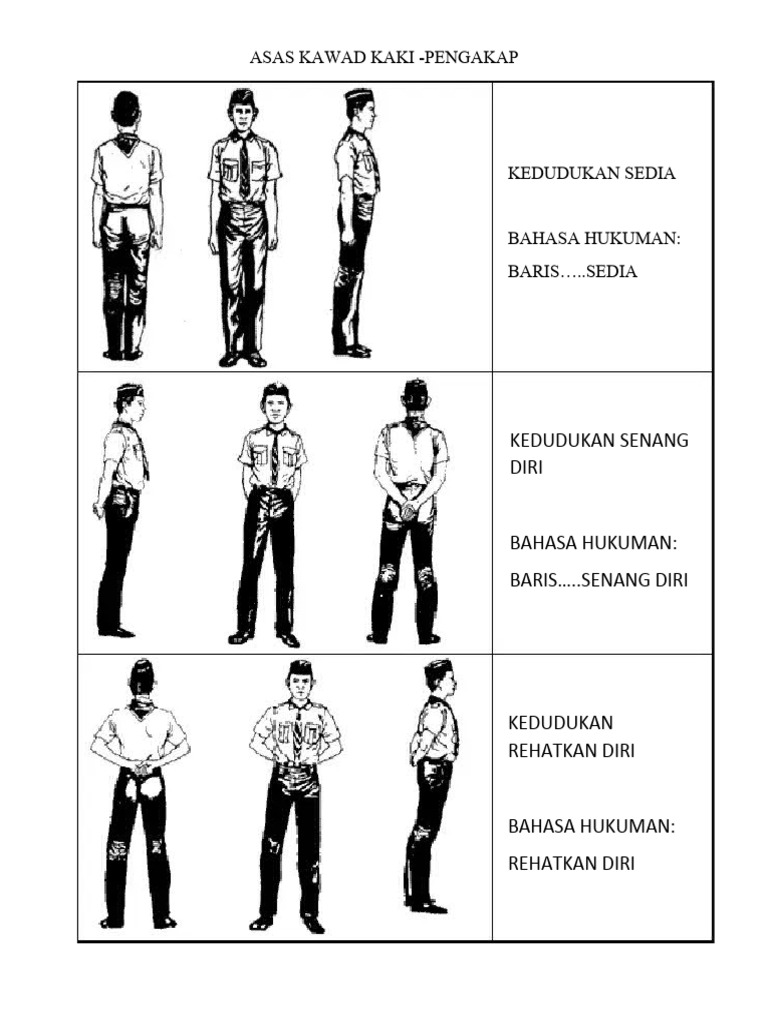 Asas Kawad Kaki - Pengakap | PDF