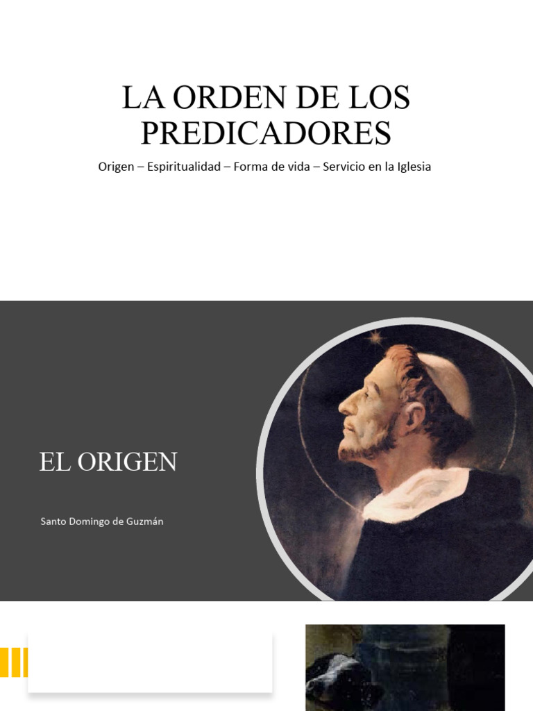 Origen de la Orden de Predicadores | PDF