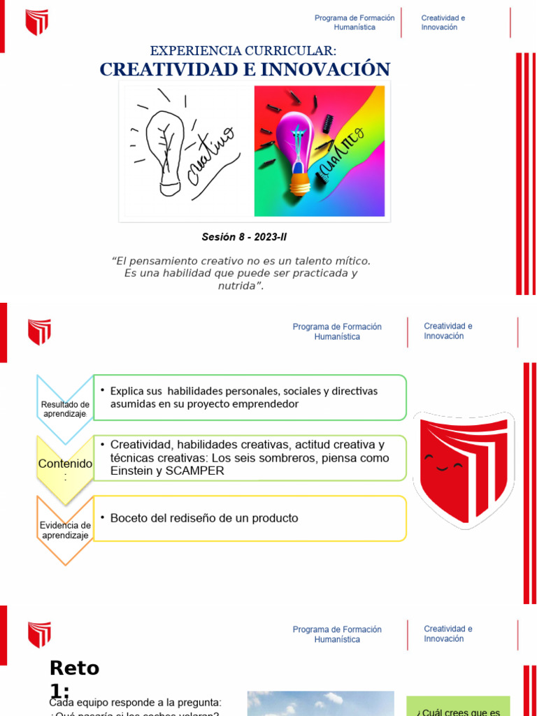 SESION 8 2023 - Tagged | PDF | Creatividad | Pensamiento