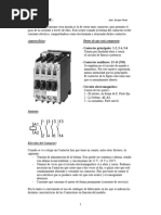 Funcionamiento y simbología del contactor | PDF